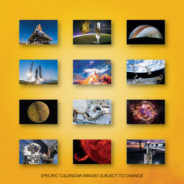 Custom Imprinted Space Calendars - Space & Earth - Mighty Calendars