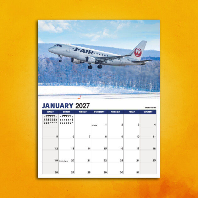 Commercial Jets - Custom Imprinted Calendar - Mighty Calendars