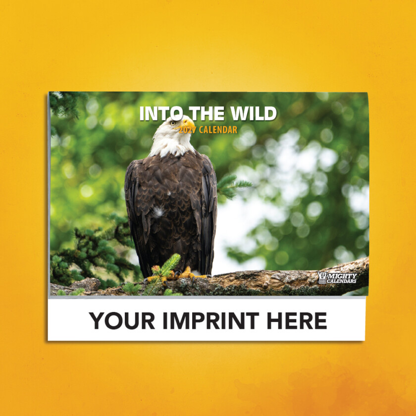 Custom Imprinted Wildlife Calendar - Into The Wild - Mighty Calendars